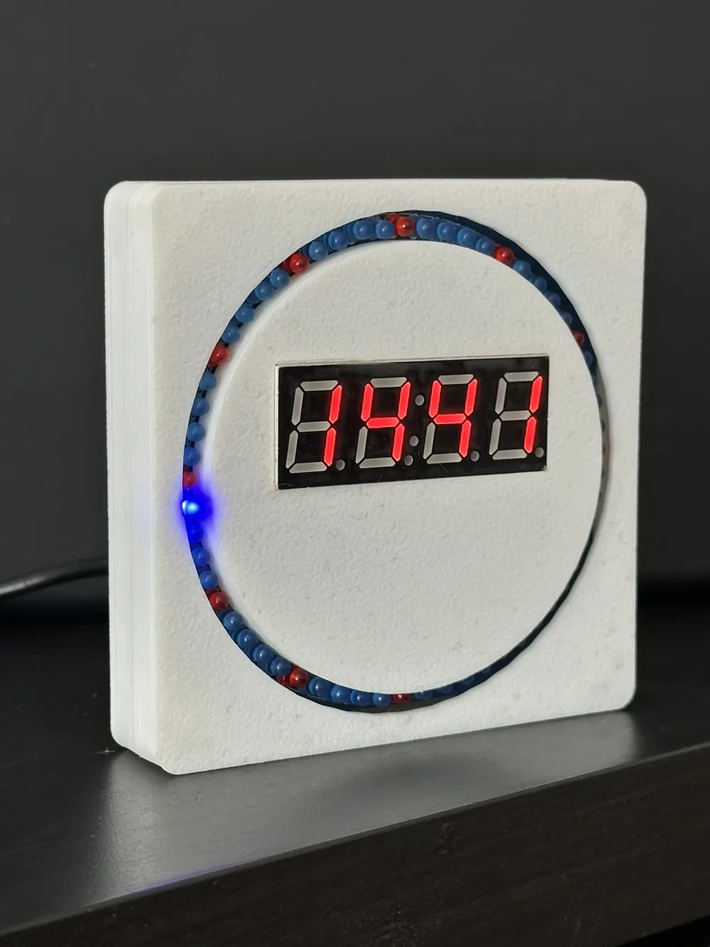 LED Clock Enclosure for DIY Soldering Kits - Free 3D Print Model ...