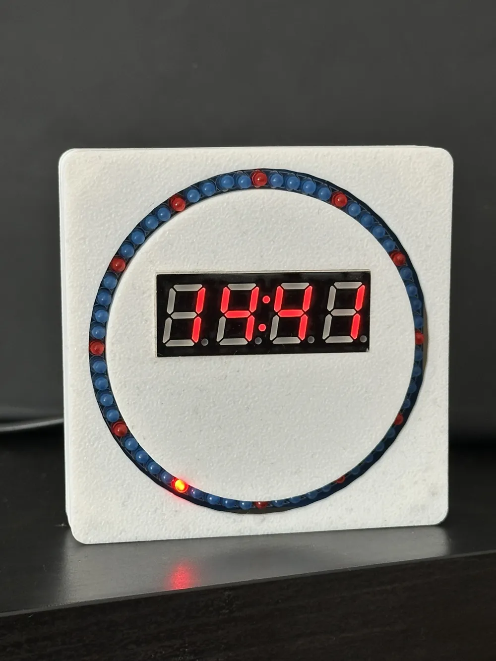 LED Clock Enclosure for DIY Soldering Kits - Free 3D Print Model ...