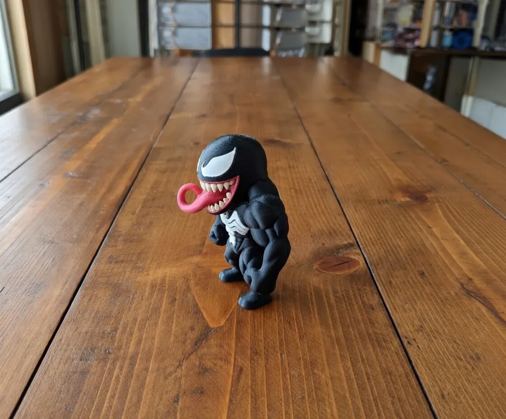 Venom Mini Figure - Free 3D Print Model - MakerWorld