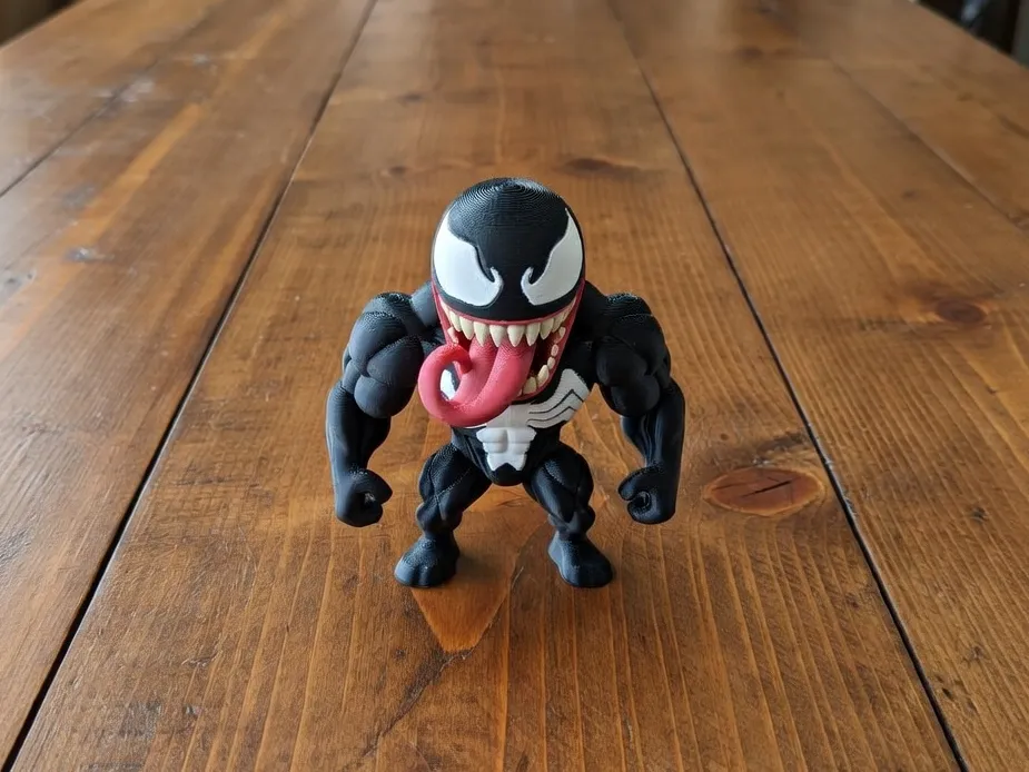 Venom Mini Figure - Free 3D Print Model - MakerWorld