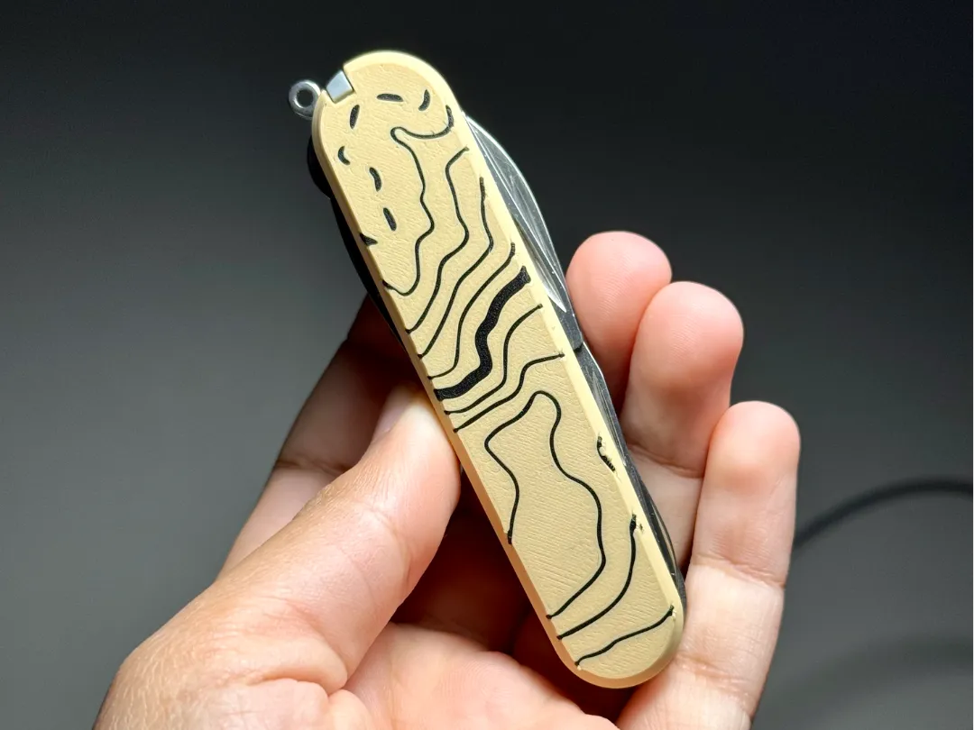 Swiss Army Knife Topo Scale 91mm V3 - Free 3D Print Model - MakerWorld