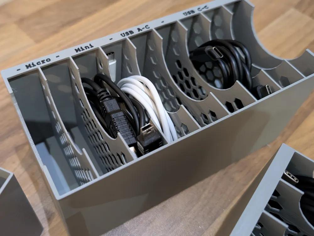 Cable Organizing Boxes - Free 3D Print Model - MakerWorld