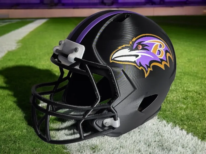 Baltimore Ravens Football Helmet by animuL67 MakerWorld: Download Free ...