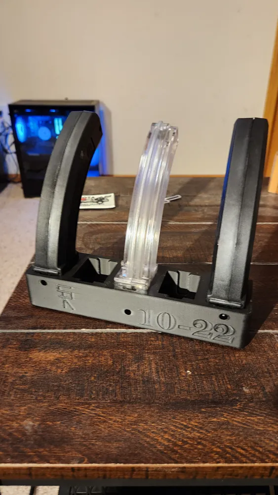 10-22 Magazine Holder Single - Free 3D Print Model - MakerWorld