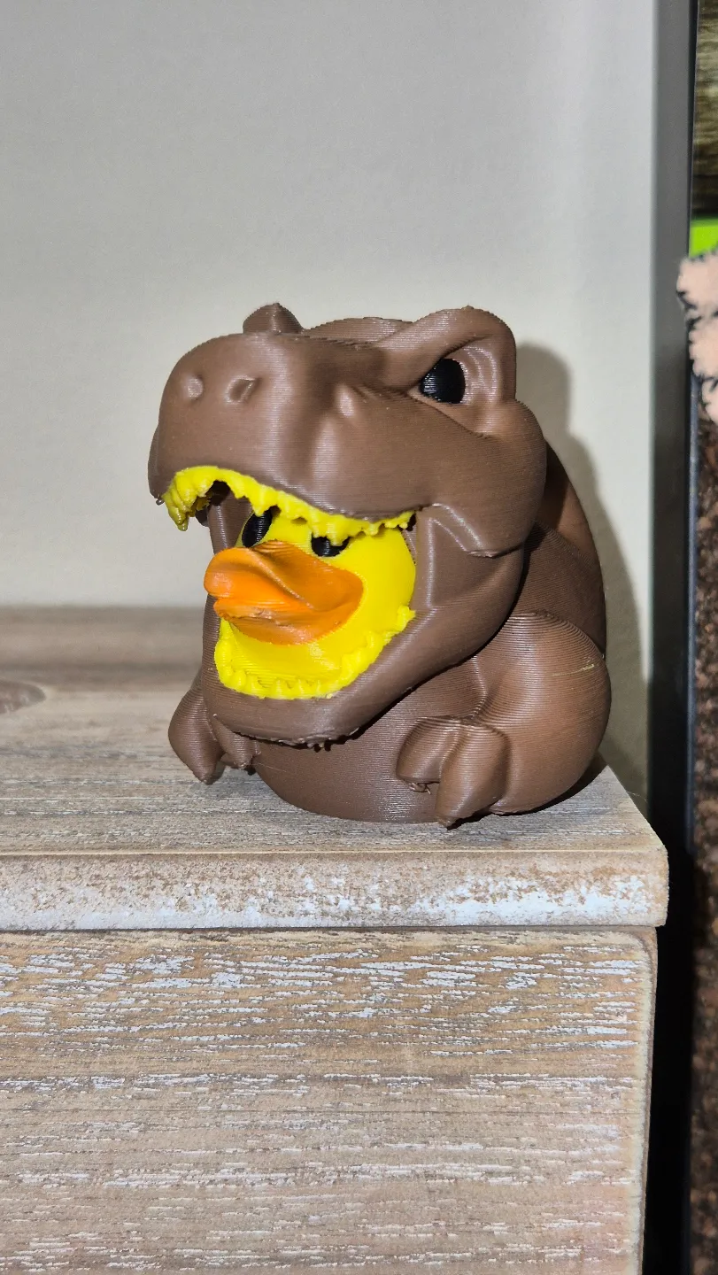 T-rex Duck - Free 3D Print Model - MakerWorld