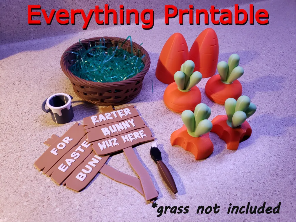 Easter Bunny's Basket by RynosaurusRex - MakerWorld