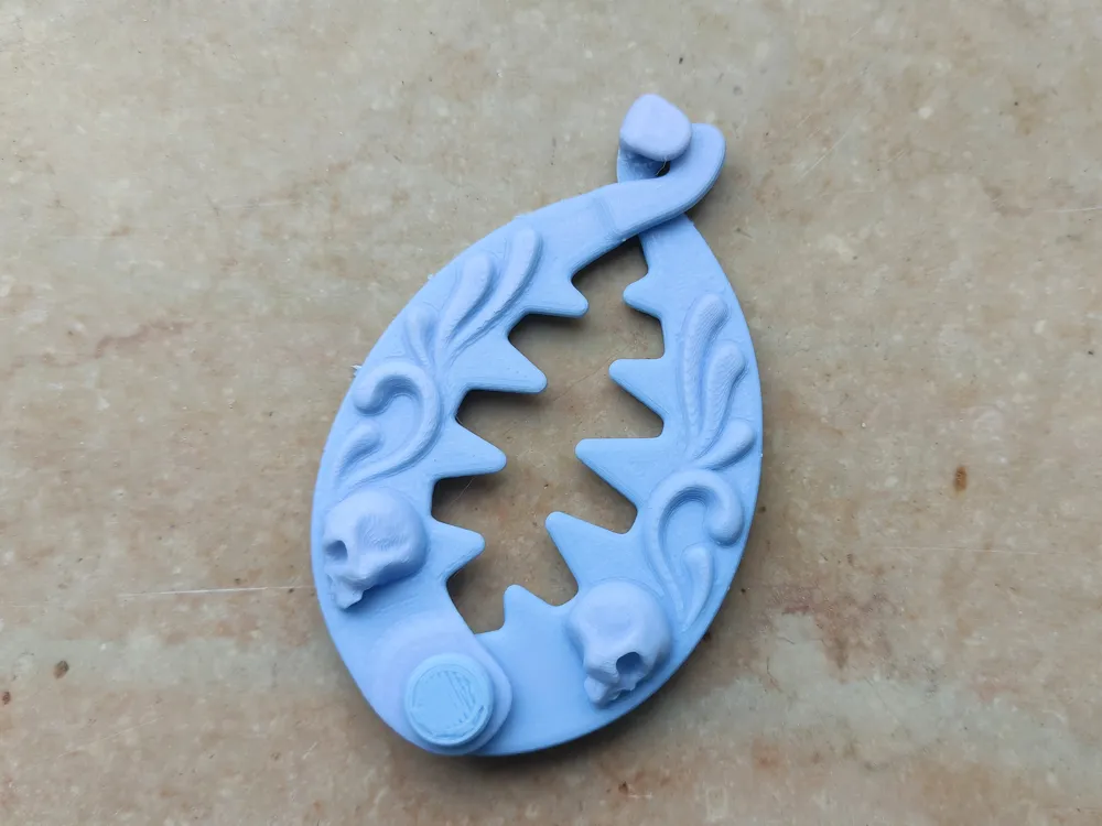 Curly Comfy Hair Clip - Easy Ponytail - Free 3D Print Model - MakerWorld