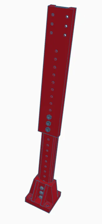 Drop down bracketry for sliding hardware rails by casey.marquardt ...