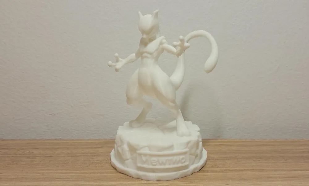 Mewtwo figure - Free 3D Print Model - MakerWorld