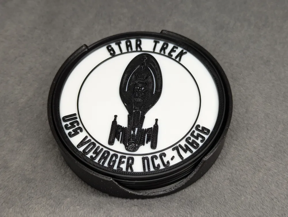 Star Trek 3D Stackable Coaster Ships Set - C by DelPrints MakerWorld ...