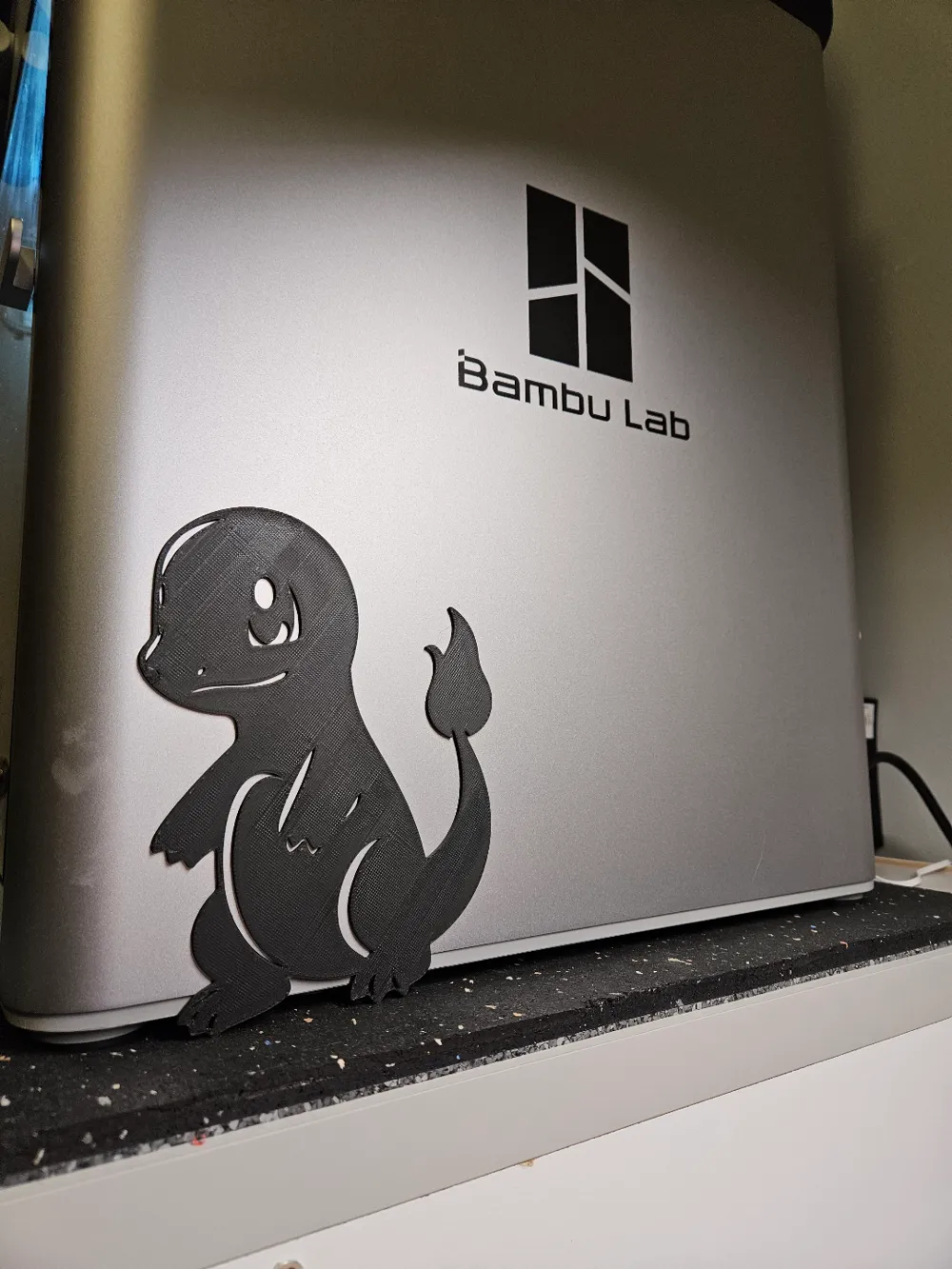 Charmander - 2d silhouette - AI Generated by JF-699 - MakerWorld