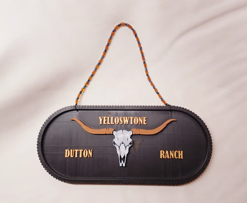 Yellowstone Ranch Wall Plaque by Ophelie - MakerWorld