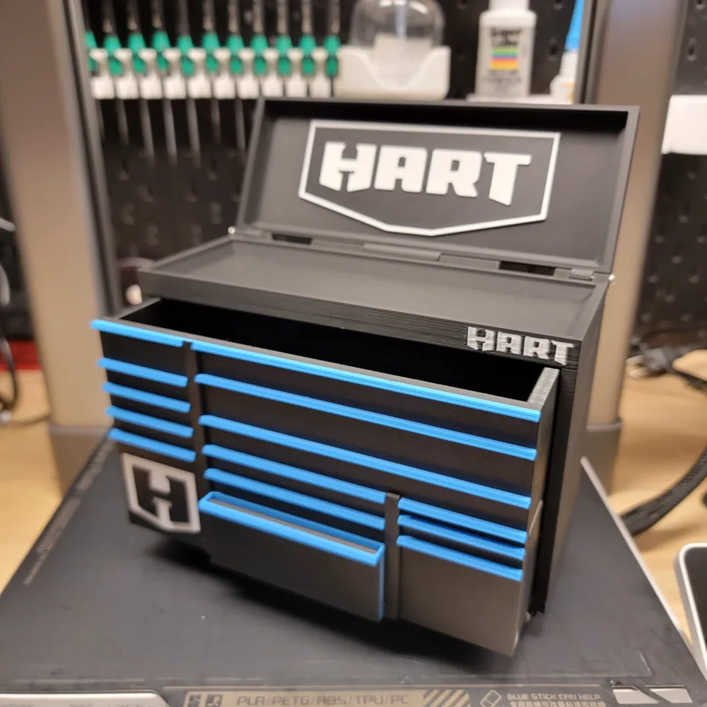 Hart Desk Tool Chest w Lid Business Display by joshua.makes - MakerWorld