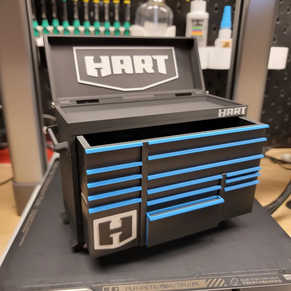 Hart Desk Tool Chest w Lid Business Display by joshua.makes - MakerWorld