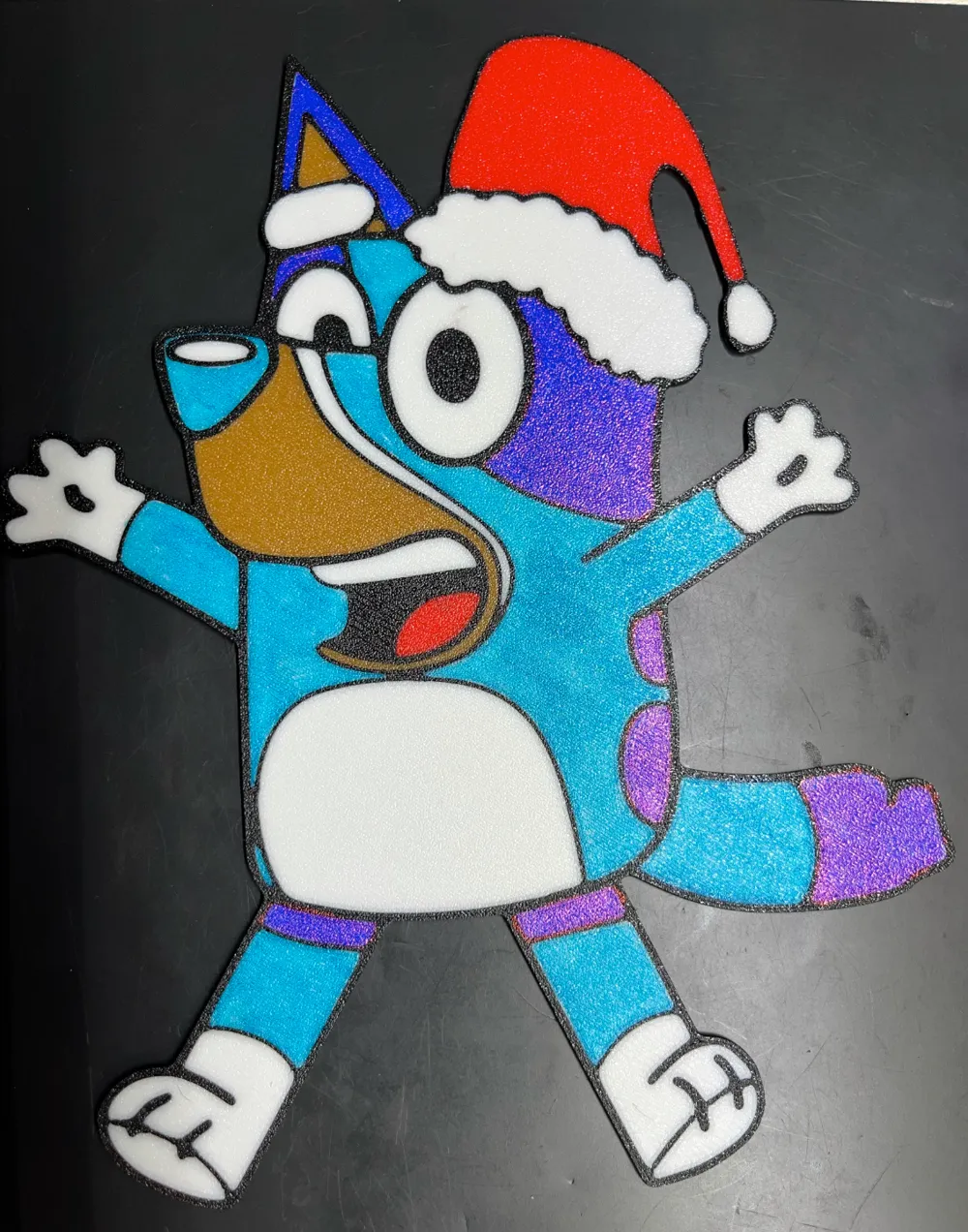 Bluey Santa by WagZPrintZ - MakerWorld