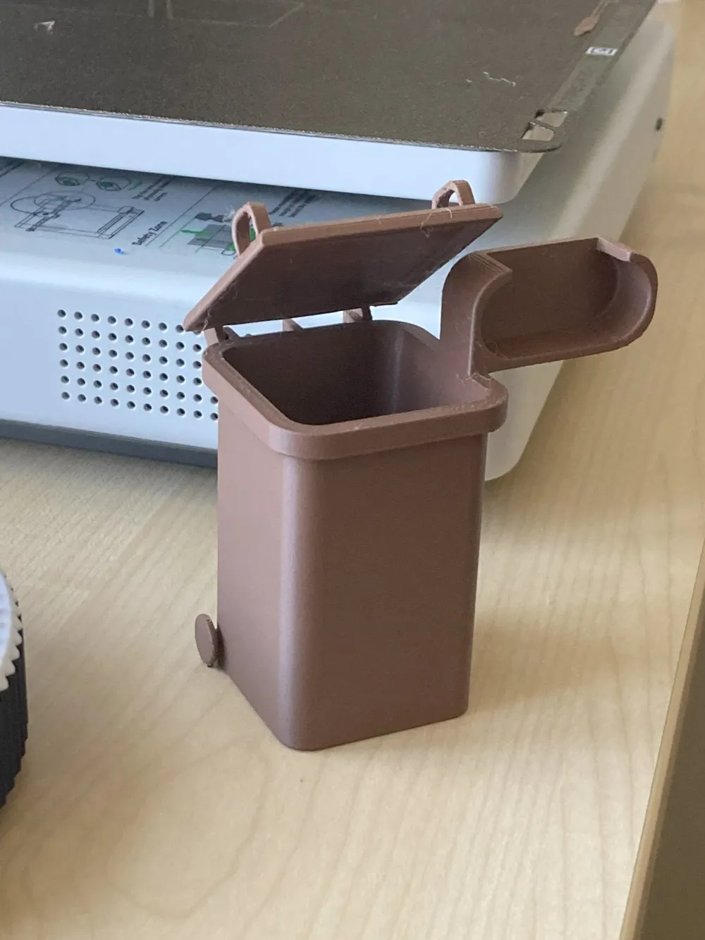 Trash Bin Waste Container A1, Poop Bin - Free 3D Print Model - MakerWorld