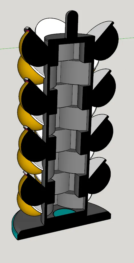 Ultimate Nespresso Capsules Tower by Marc Elbichon - MakerWorld