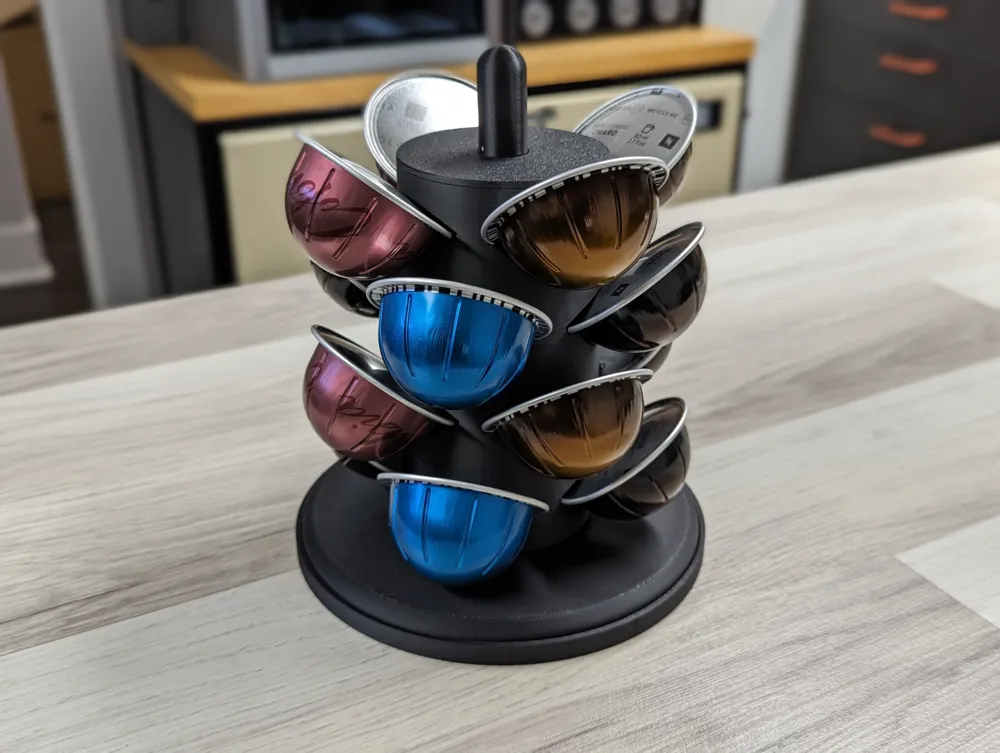 Ultimate Nespresso Capsules Tower by Marc Elbichon - MakerWorld