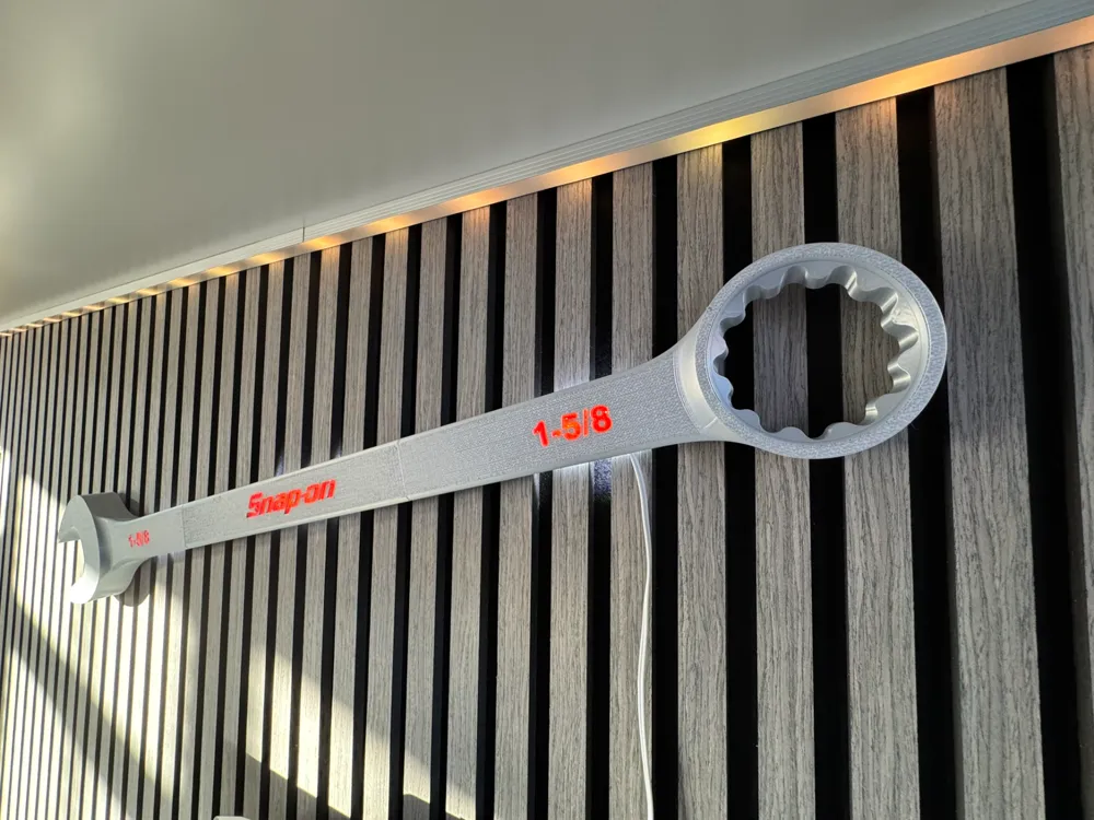Extra-Large Snap-On Wrench (Wall Mount) by KristenForge - MakerWorld