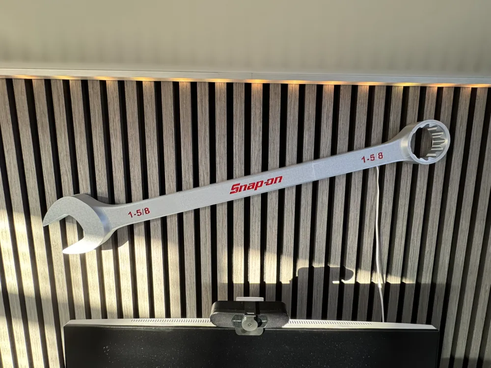 Extra-Large Snap-On Wrench (Wall Mount) - Free 3D Print Model - MakerWorld