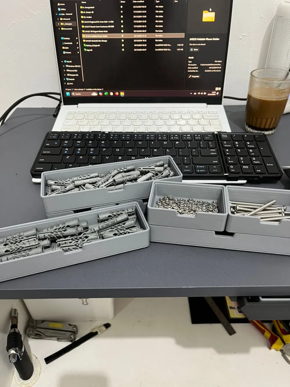 Stackable Parts Storage by Makaryo MakerWorld: Download Free 3D Models