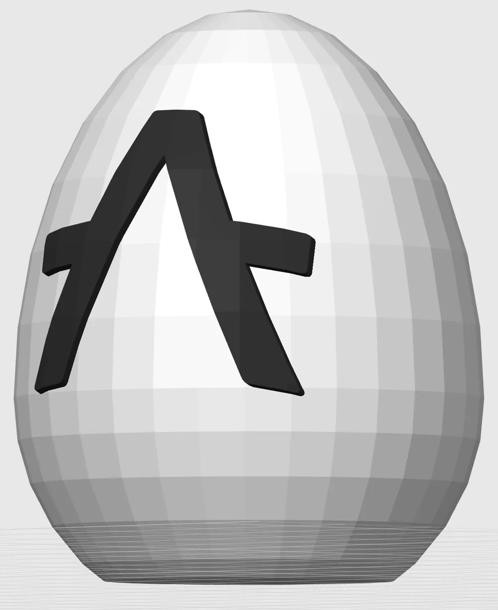 Aleph Zero Easter Egg by PaintX MakerWorld: Download Free 3D Models