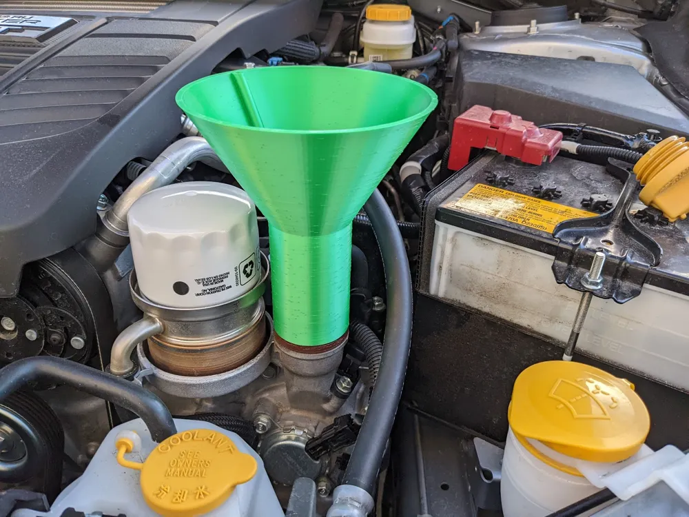 Subaru FA20 & EJ Oil Funnel by NotForEveryone - MakerWorld