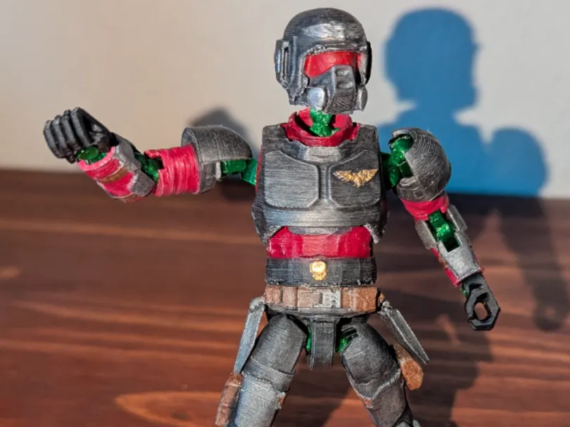 Grimdark Plague Fighter - Free 3D Print Model - MakerWorld
