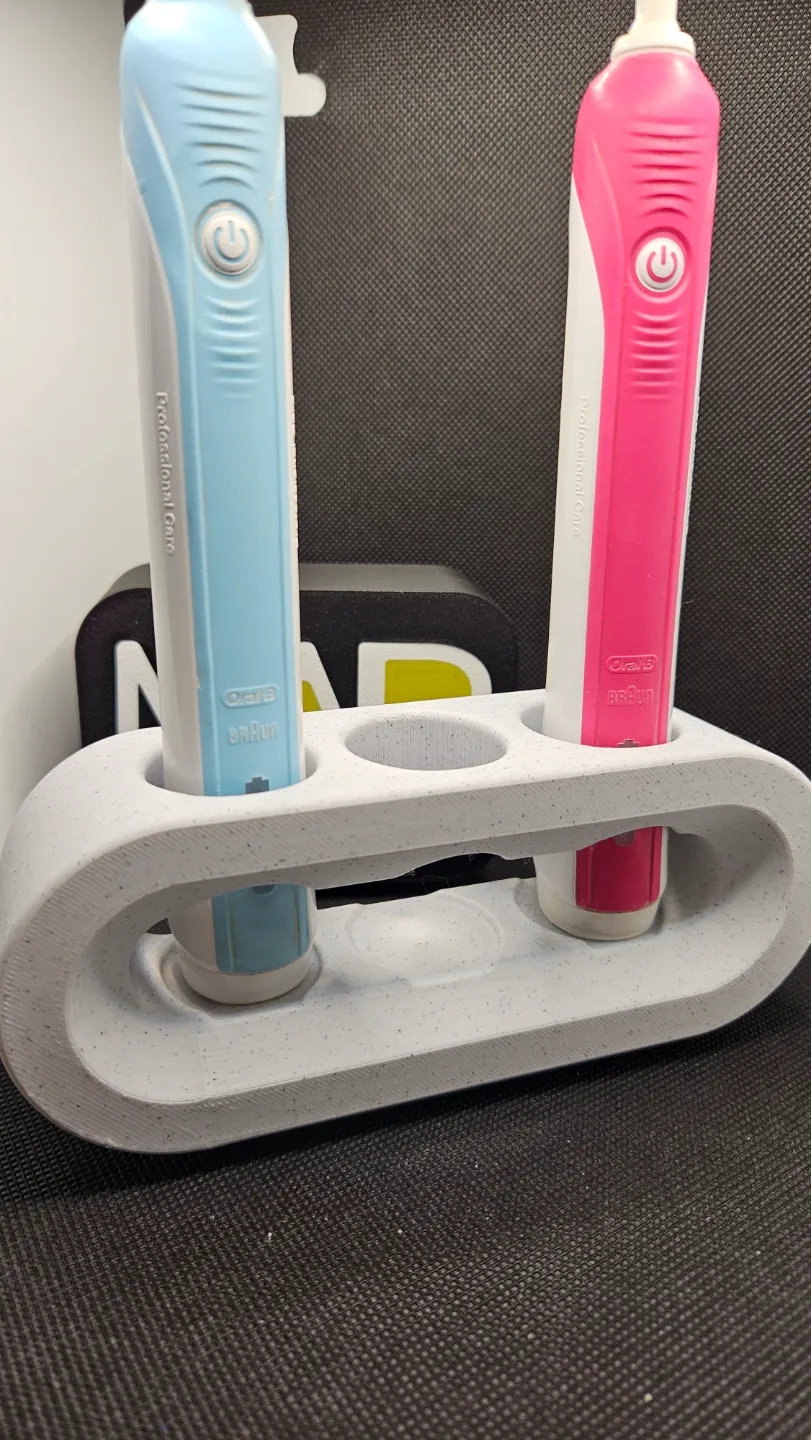 Toothbrushes stand/holder with 3 slots by MAP3D - MakerWorld