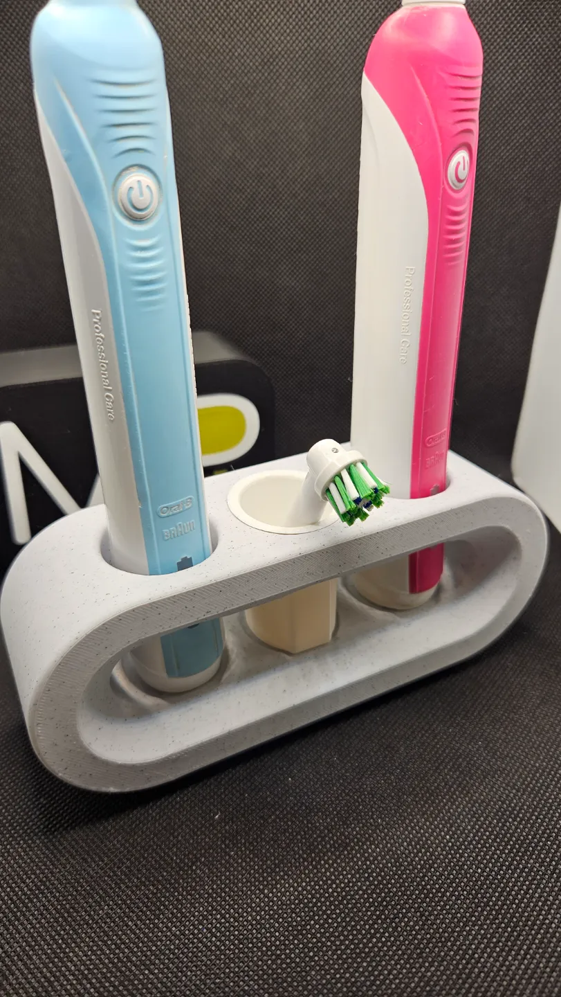 Toothbrushes stand/holder with 3 slots by MAP3D - MakerWorld