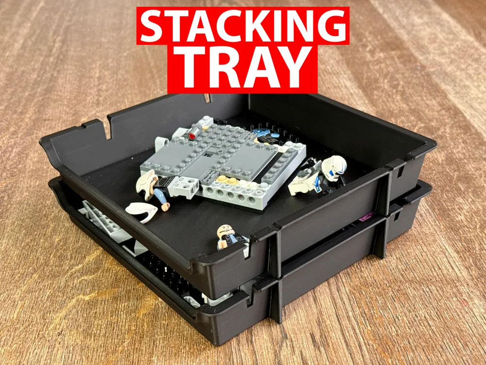 Stacking Parts Tray by warrell72 MakerWorld: Download Free 3D Models