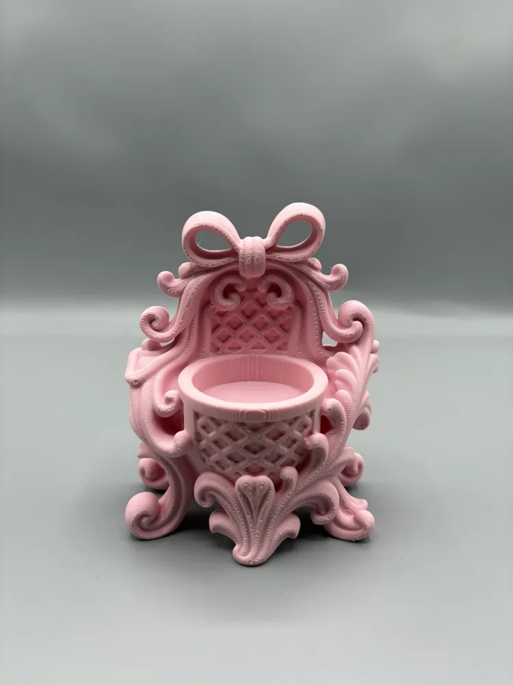 Coquette Ornate Tea Light Holder by TheHexArtist MakerWorld: Download ...