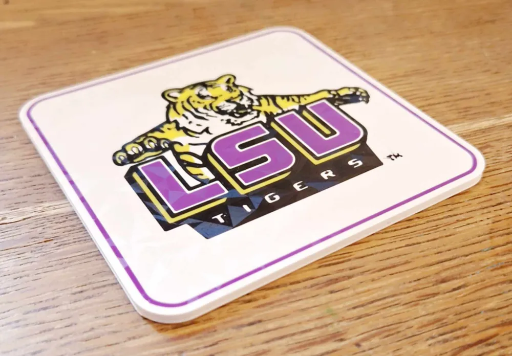 LSU Tigers Coaster by SA3D Designs MakerWorld: Download Free 3D Models