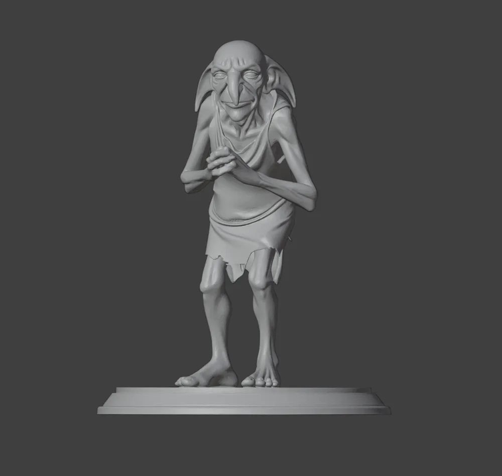Kreacher Elf Miniature (Harry Potter) - Free 3D Print Model - MakerWorld