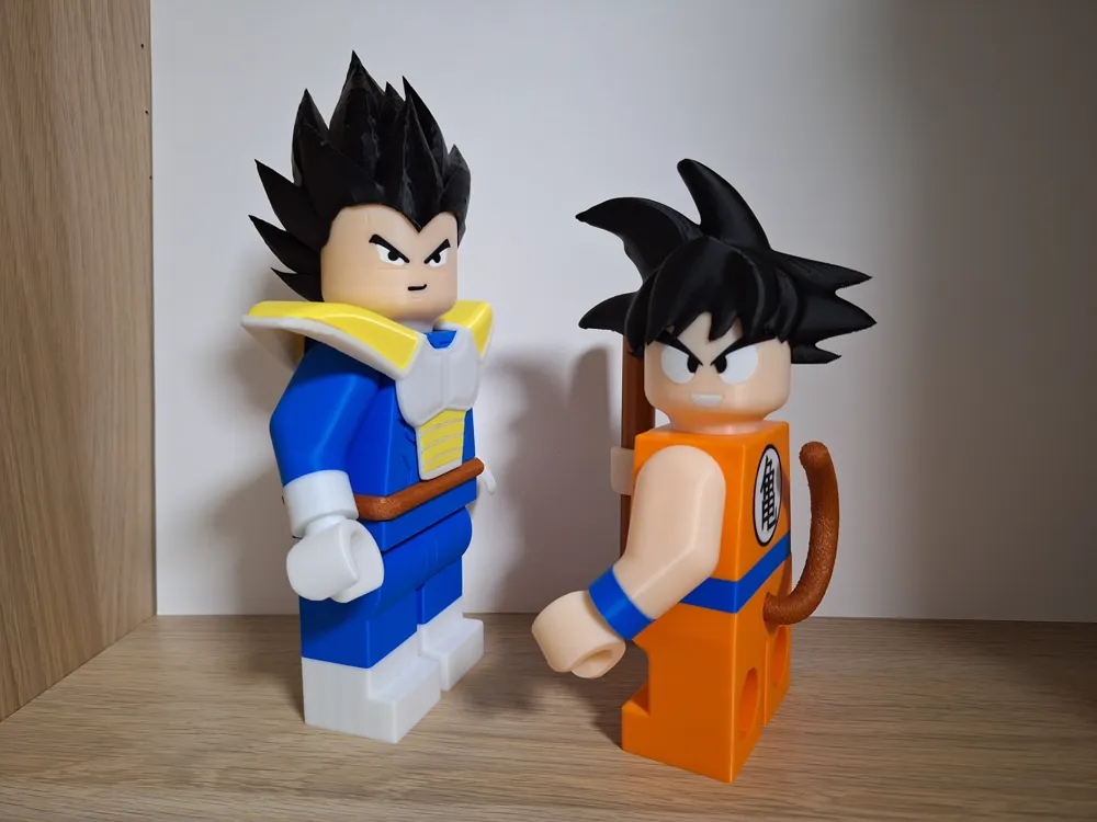 BIG BRICK GOKU NO AMS - Free 3D Print Model - MakerWorld