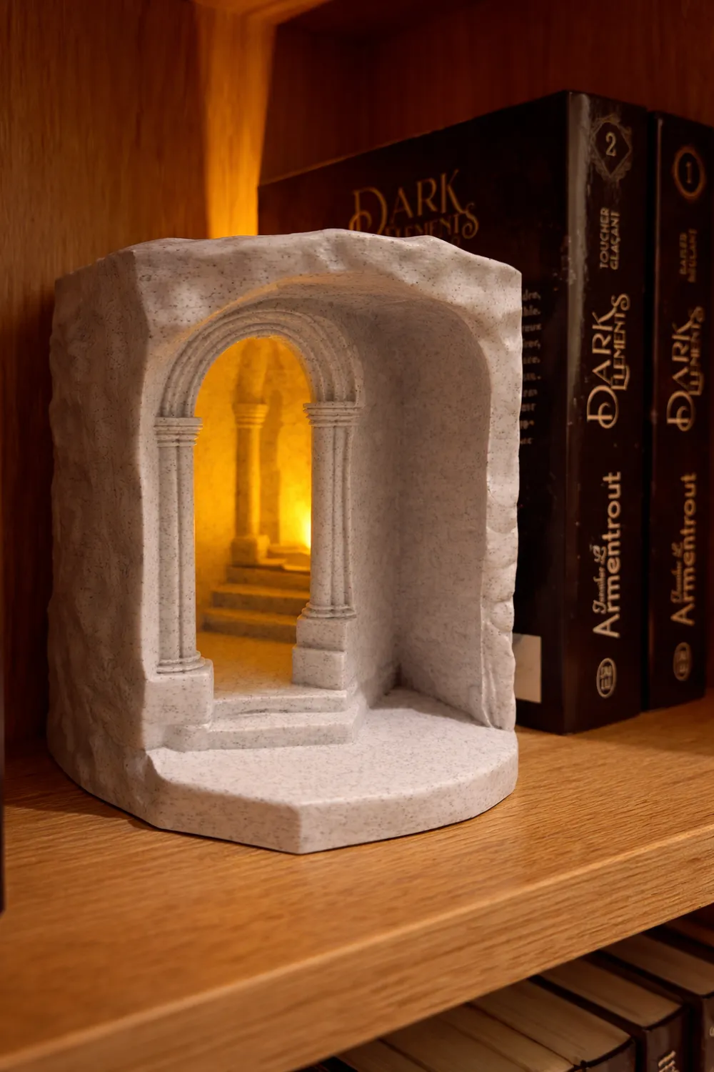 Book nook galery of stone - Free 3D Print Model - MakerWorld