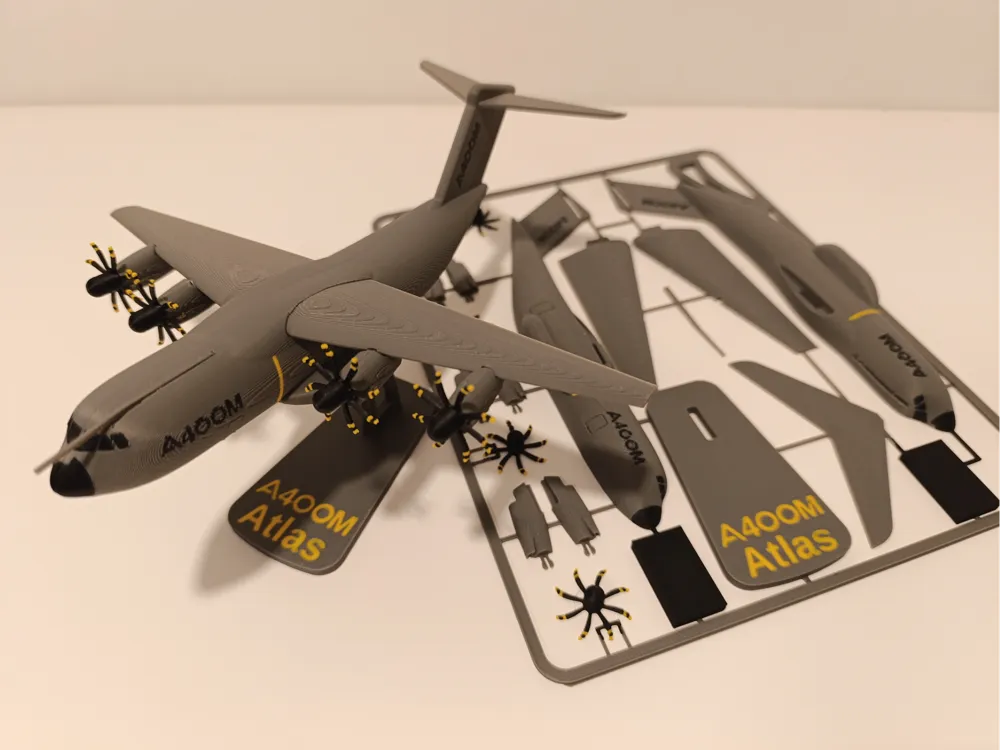 A400M Atlas Plane Kit Card - Free 3D Print Model - MakerWorld