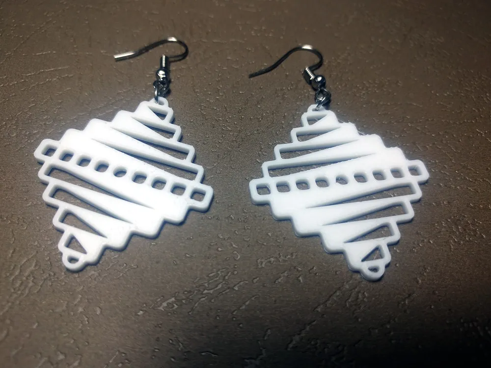 Architect of Shadows Earrings by webbuster MakerWorld: Download Free 3D ...