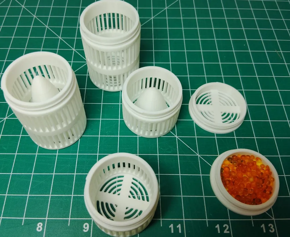 Desiccant Containers / Vacuum Ring - Free 3D Print Model - MakerWorld