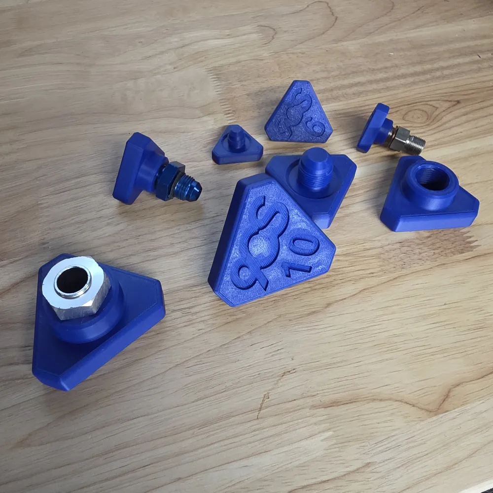 AN Fitting Dust Caps & Plugs - AN3 to AN20 - Free 3D Print Model ...