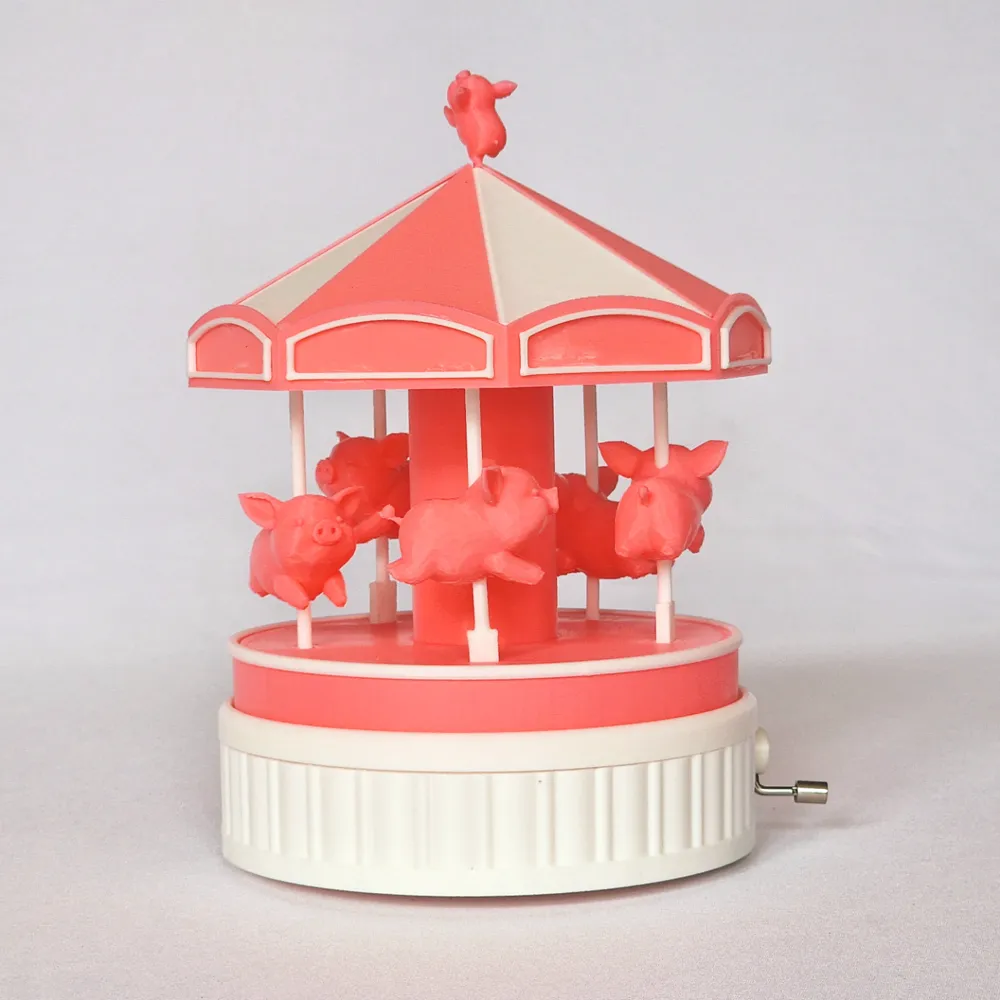 Fun Musical Merry-Go-Round by LUCKYCO MakerWorld: Download Free 3D Models