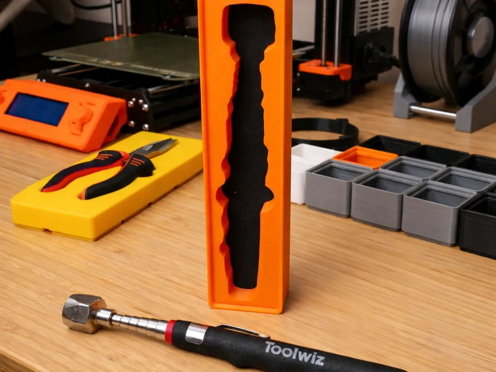 Gridfinity Toolwiz Telescopic Tool Holder - Free 3D Print Model ...
