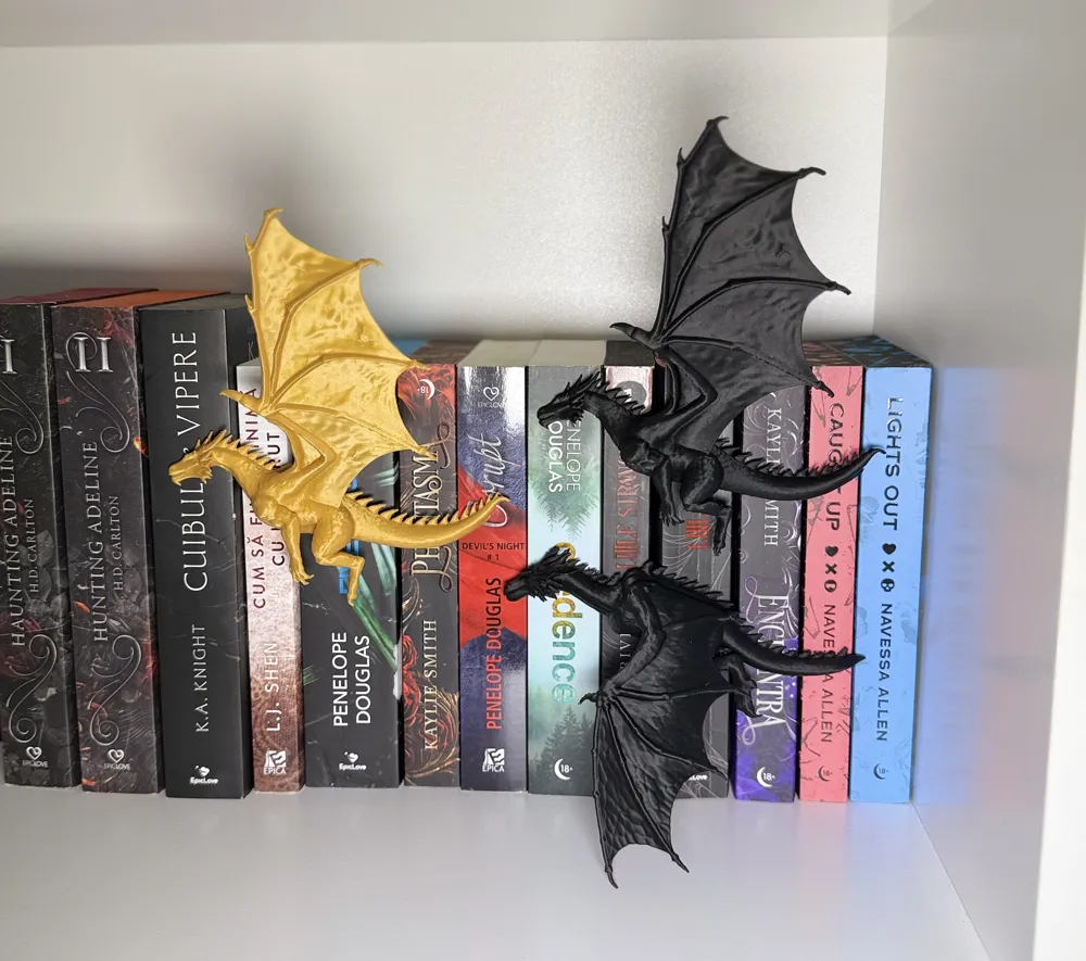 Flying dragon spine Huggers Fourth Wing Fantasy - Free 3D Print Model ...