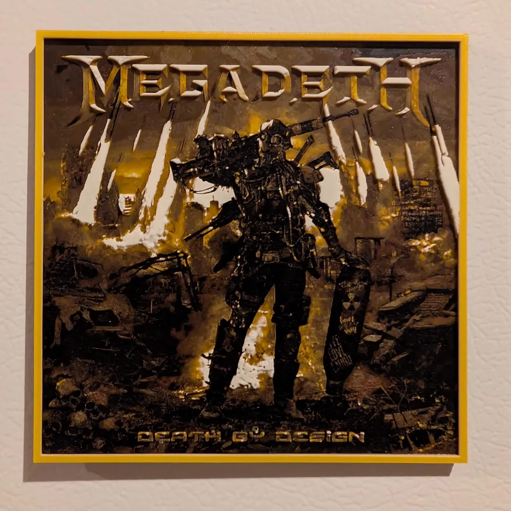 Megadeath - Death by Design Cover Art Hueforge by mindlessdad ...