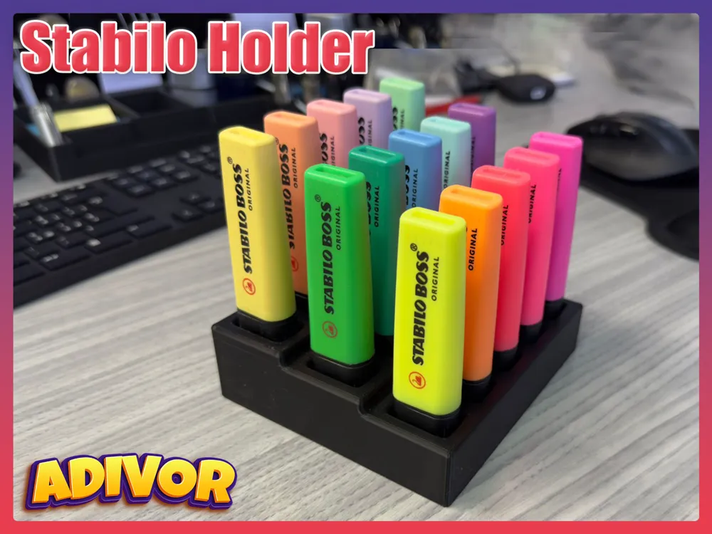 Stabilo Holder by Adivor - MakerWorld