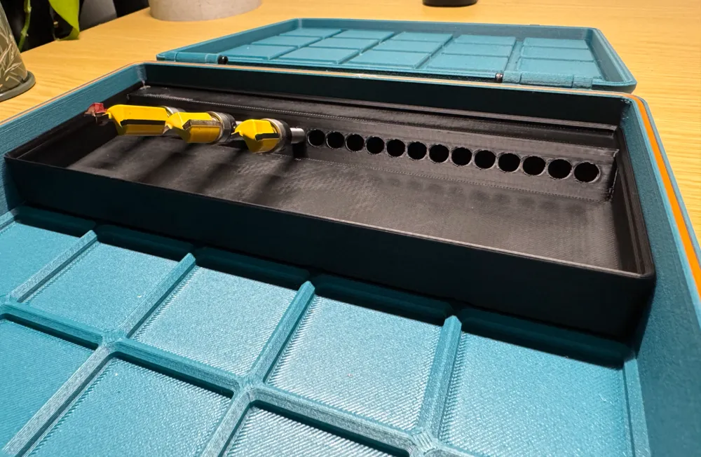 Gridfinity Router Bit Holder by Cool_Neat - MakerWorld