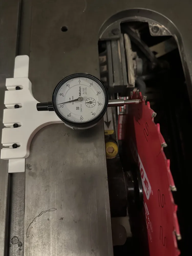 Sawstop Arbor alignment tool with Mitutoyo 2046A - Free 3D Print Model ...
