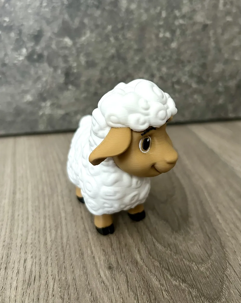 Happy Cute Sheep Lamb toy AMS by WholeAnimal MakerWorld: Download Free ...