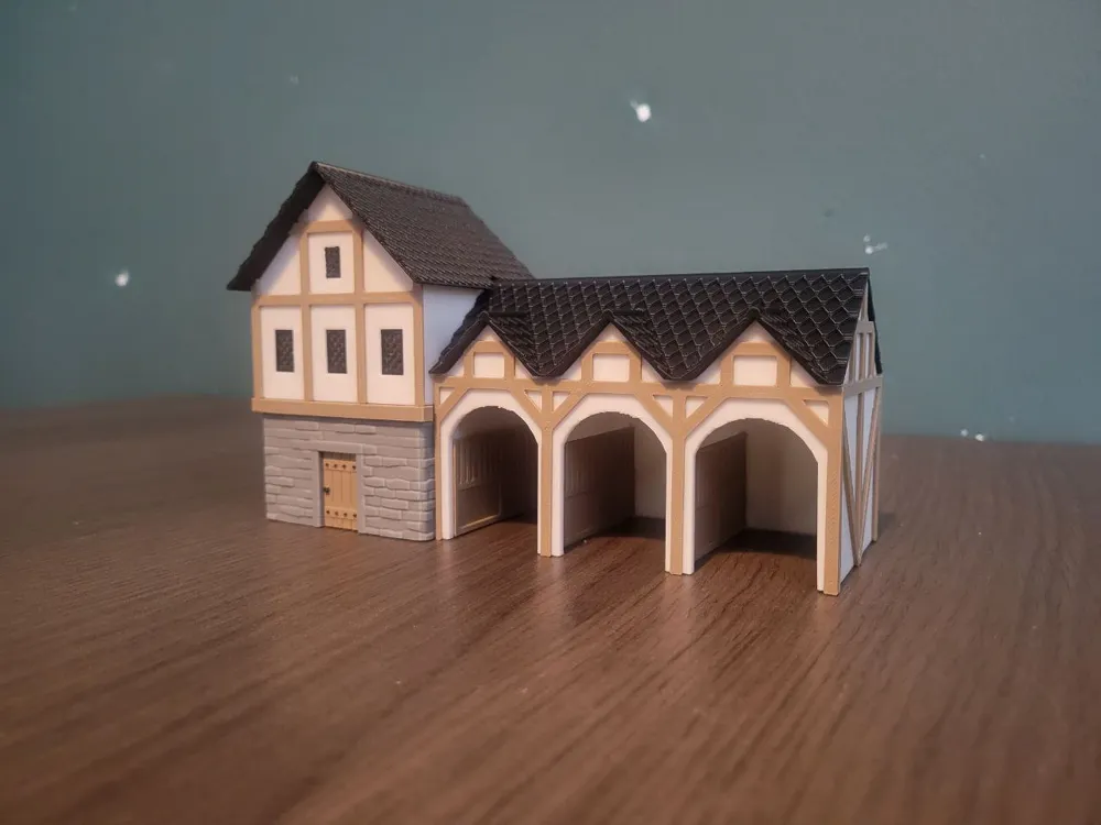 Medieval stable by mac93 MakerWorld: Download Free 3D Models