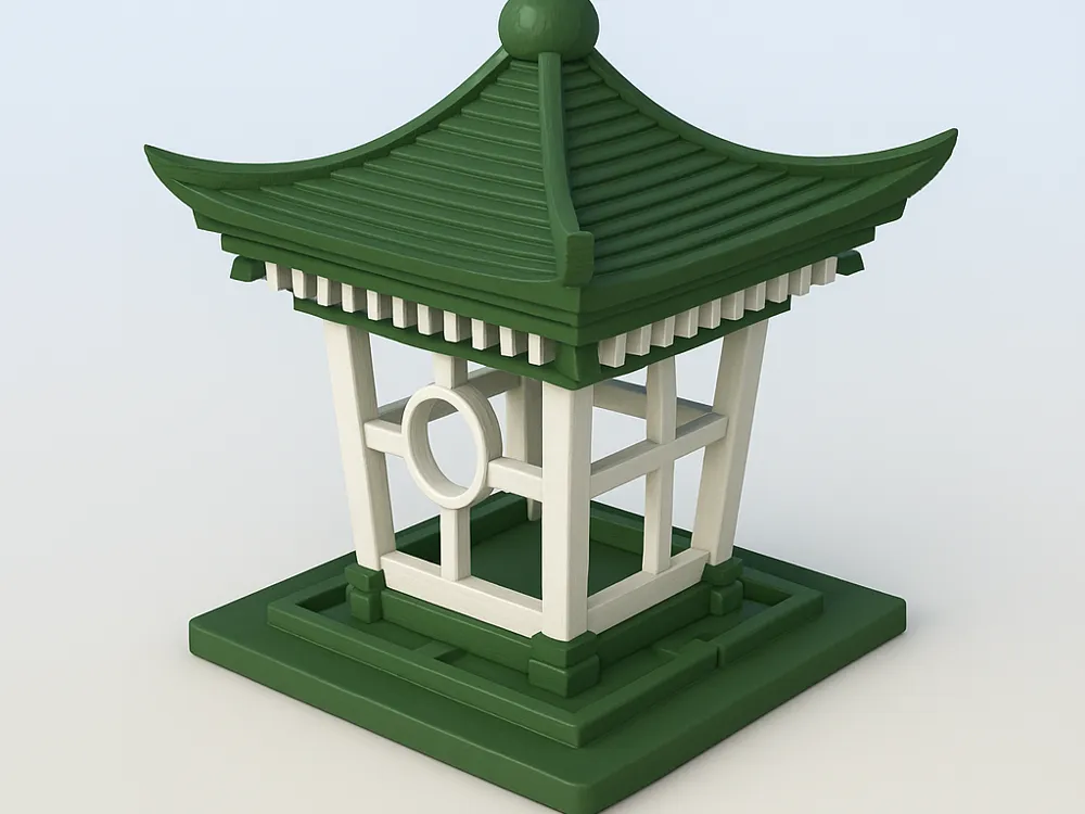 Chinese Style Bird feeder - Free 3D Print Model - MakerWorld